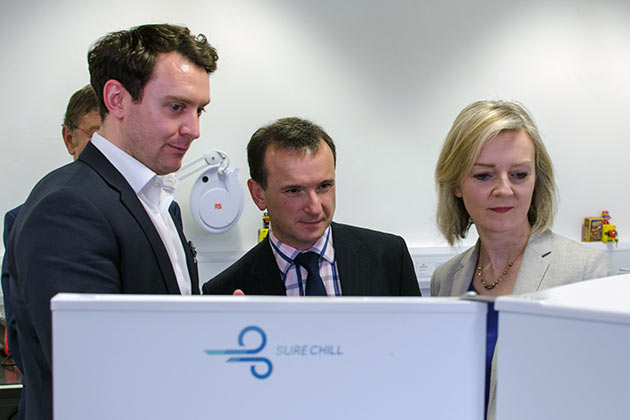 Ministers learn of Sure Chill success - Cooling Post