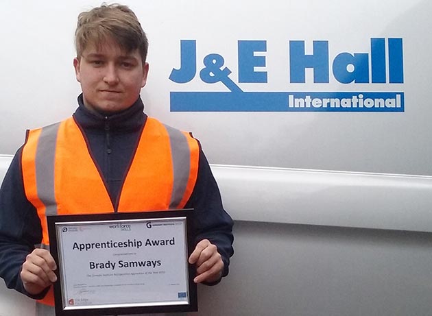 Double award for apprentice Brady Samways - Cooling Post
