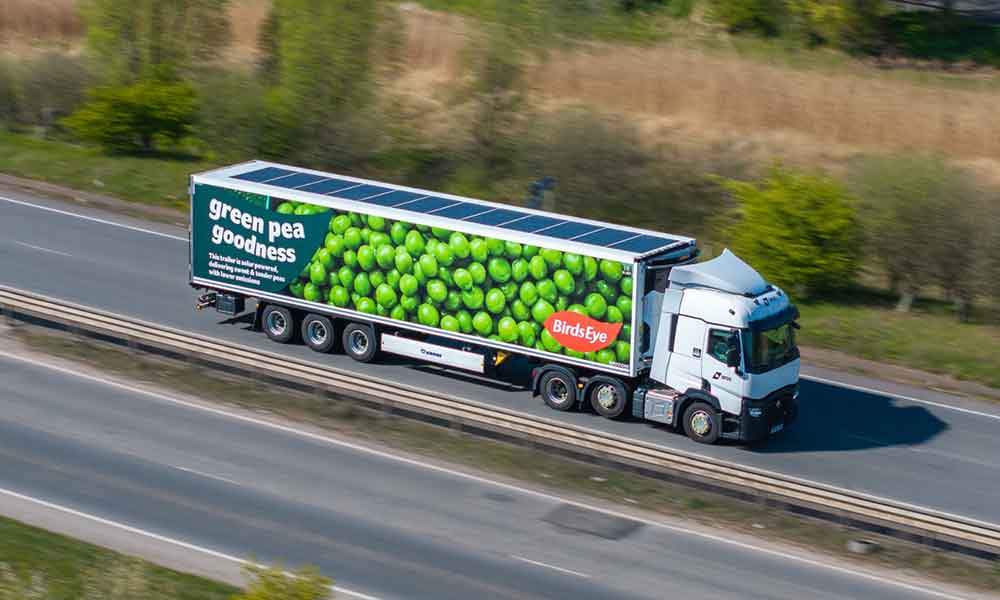 Birds Eye view of solar-powered trailer - Cooling Post