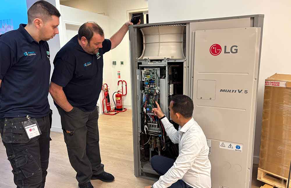 LG upgrades UK training facility in global push - Cooling Post